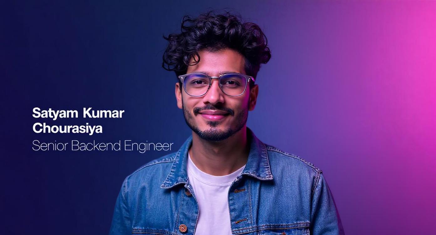 Satyam Kumar Chourasiya - Senior Backend Engineer